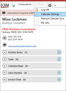 How to sync your Legrand CRM and Outlook Calendar – Legrand CRM ...